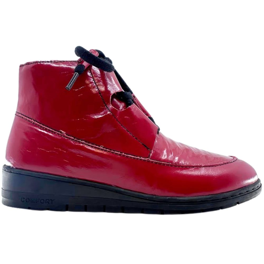 ALFIE & EVIE VOLUME RED PATENT - Cherrywood Shoes