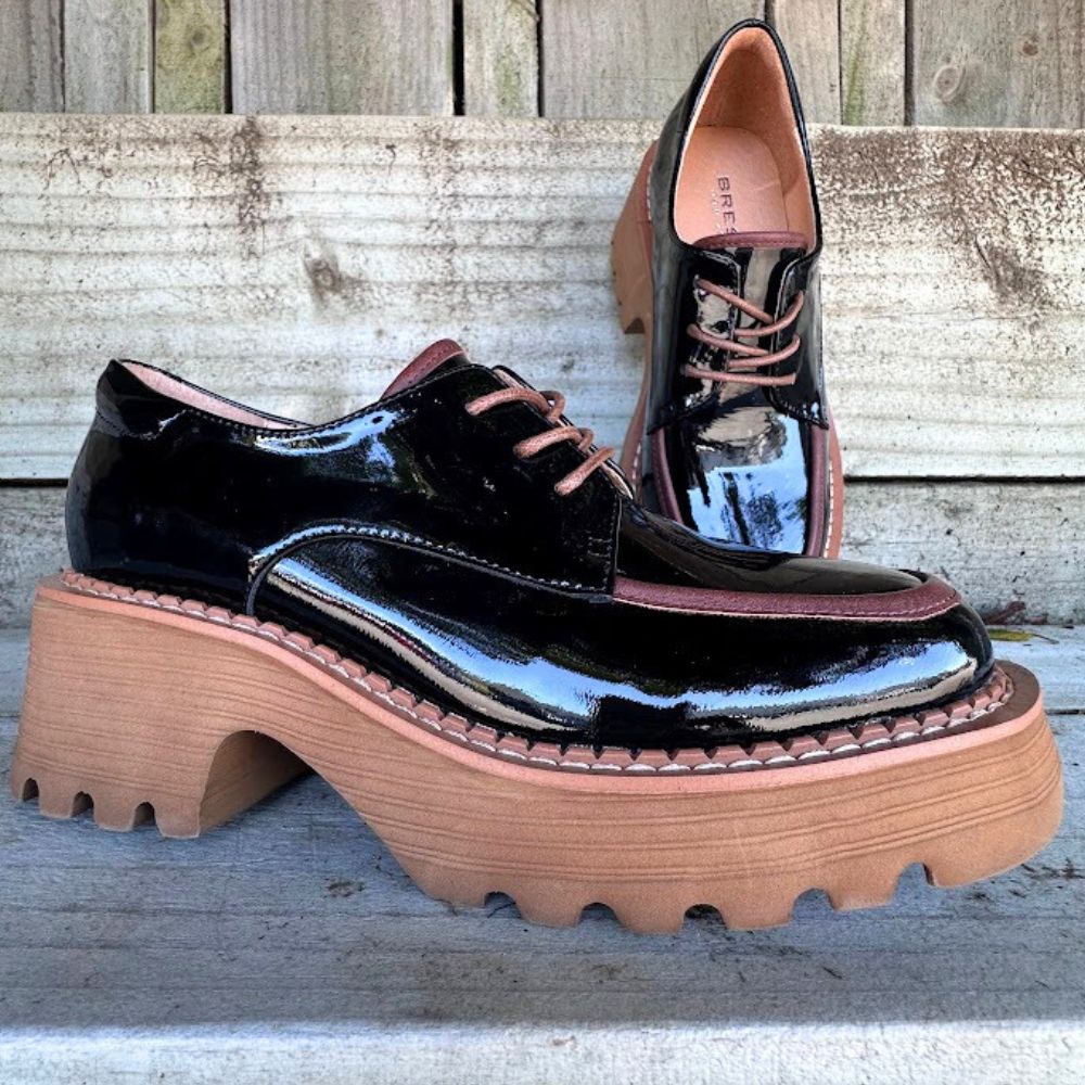 BRESLEY SHER BLACK PATENT - Cherrywood Shoes