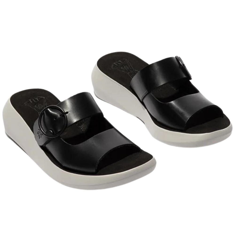 FLY LONDON BAFI BLACK - Cherrywood Shoes